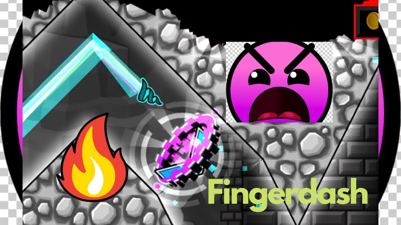 Completed Fingerdash with all three coins best gameplay MAfiregaming # ...