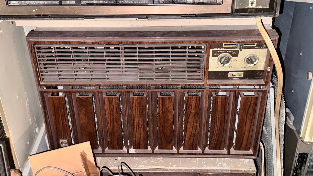 1980s Amana Window Air Conditioner Startup/Shutdown - YouTube
