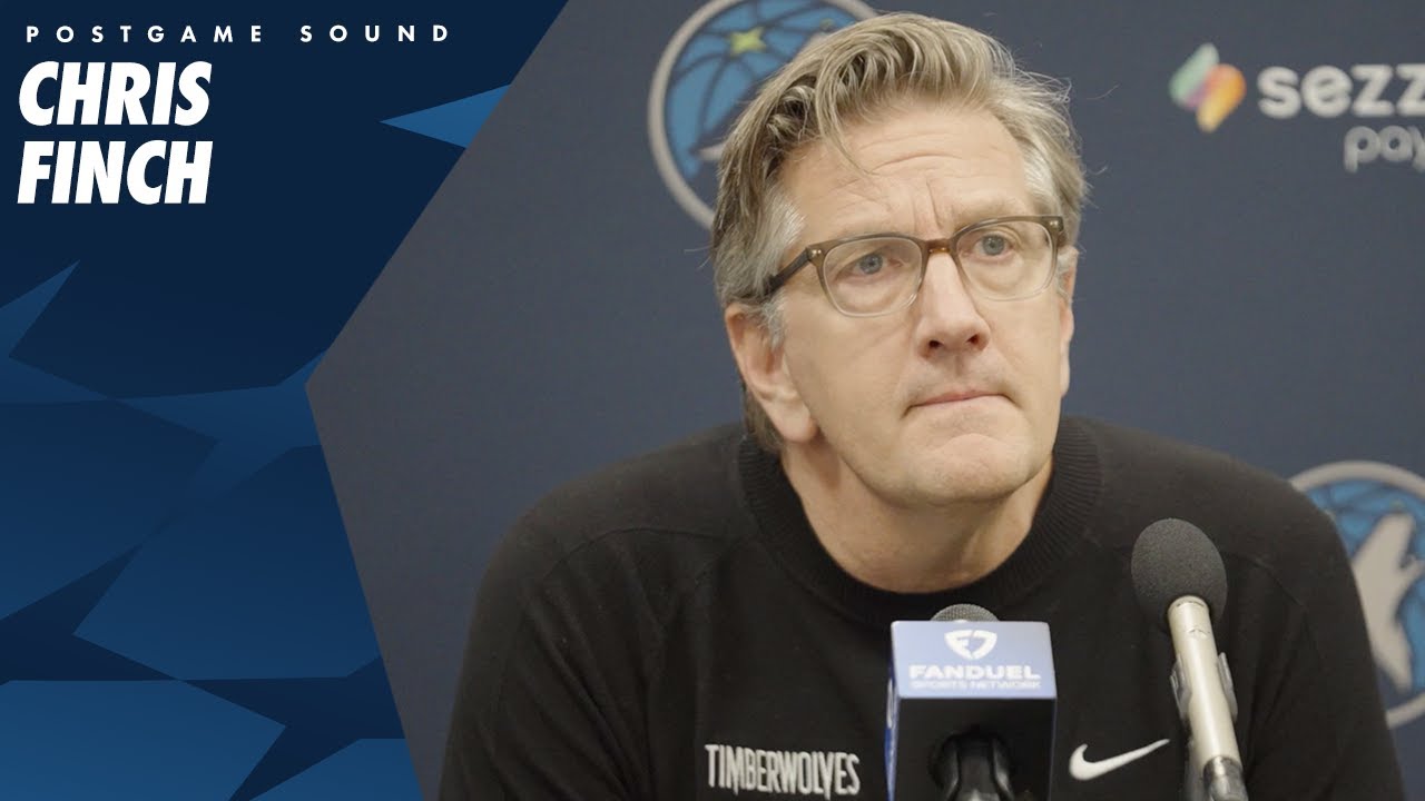 "It Was A Real Collective Effort." | Chris Finch Postgame Sound | 01.17 ...