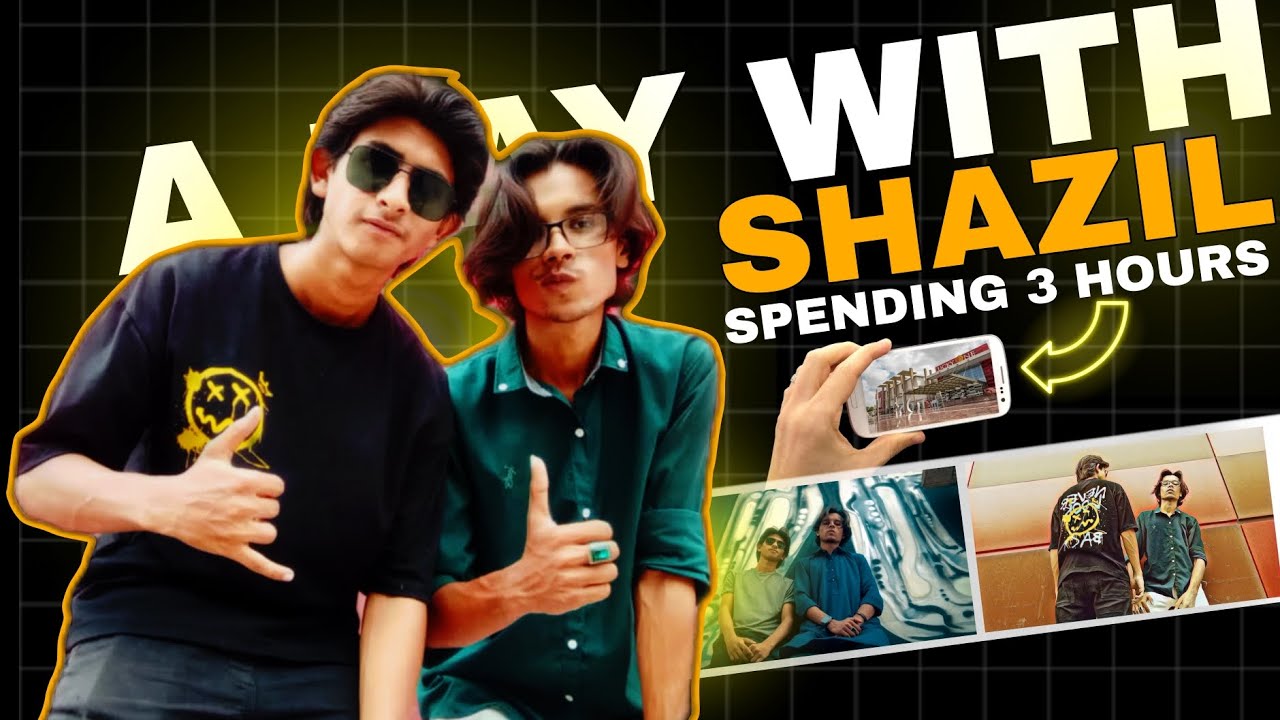 A day with shazil | spend day with shazil at lucky one mall. - YouTube