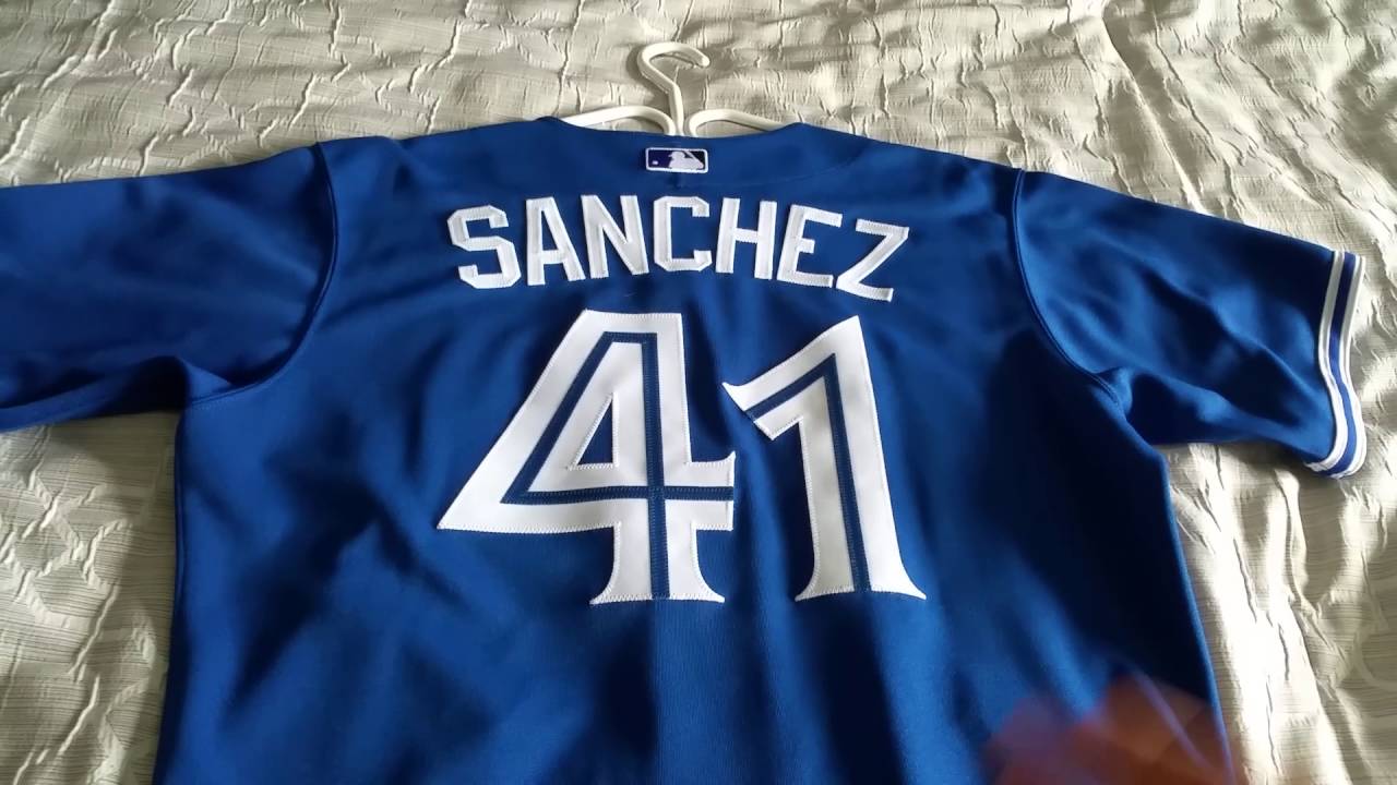 Toronto Blue Jays Aaron Sanchez, Authentic 2014 Jersey! Majestic Double ...