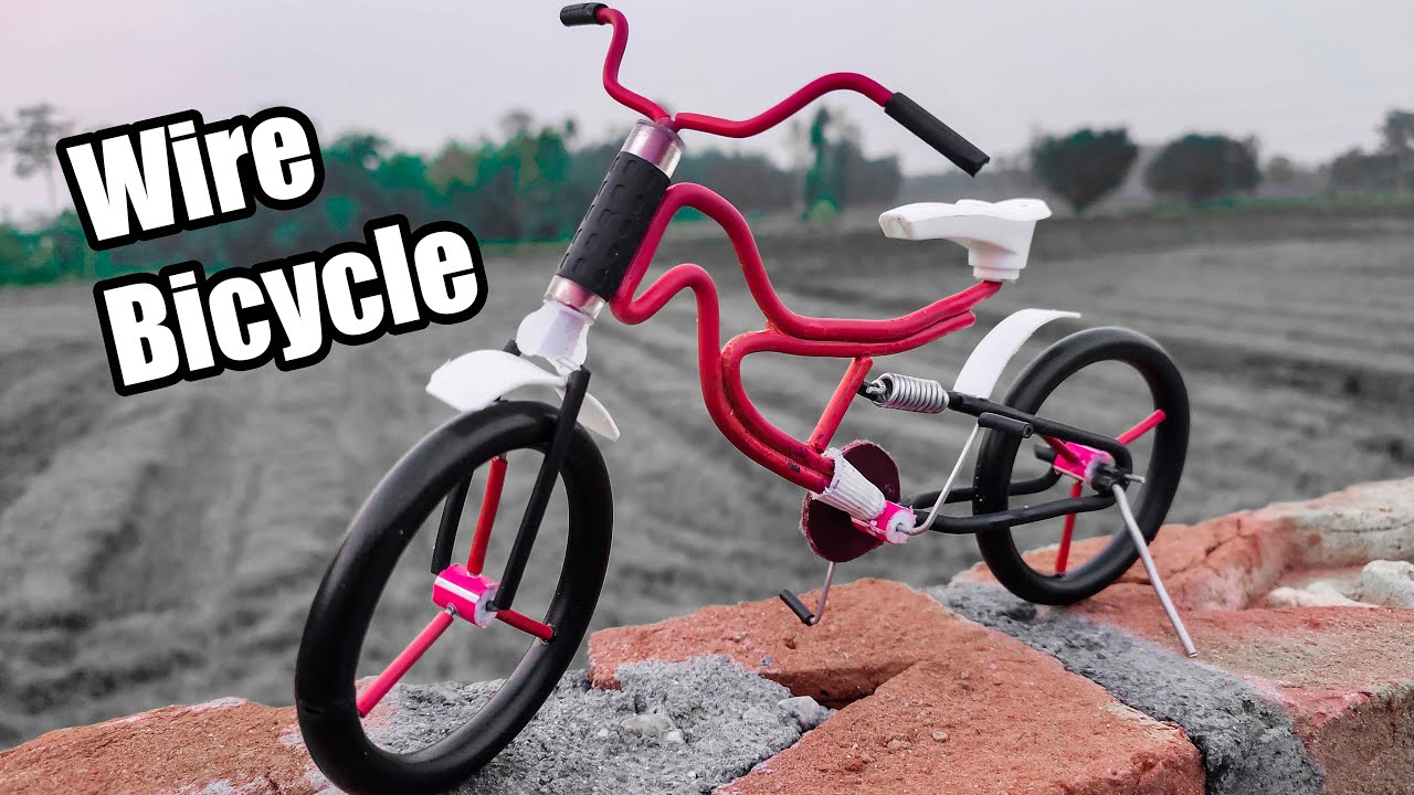 How to make a bicycle with wire / Ashish Max - YouTube