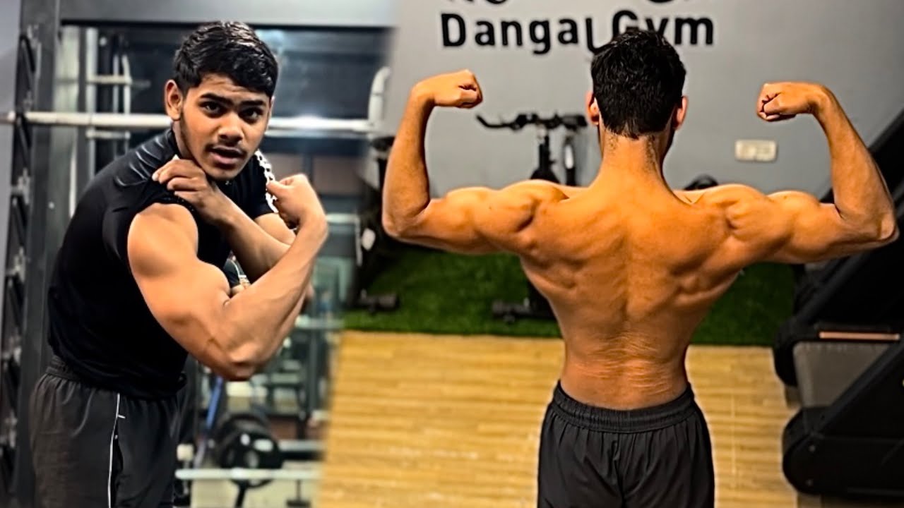 Winter bulk series day 21 -back biceps workout - YouTube