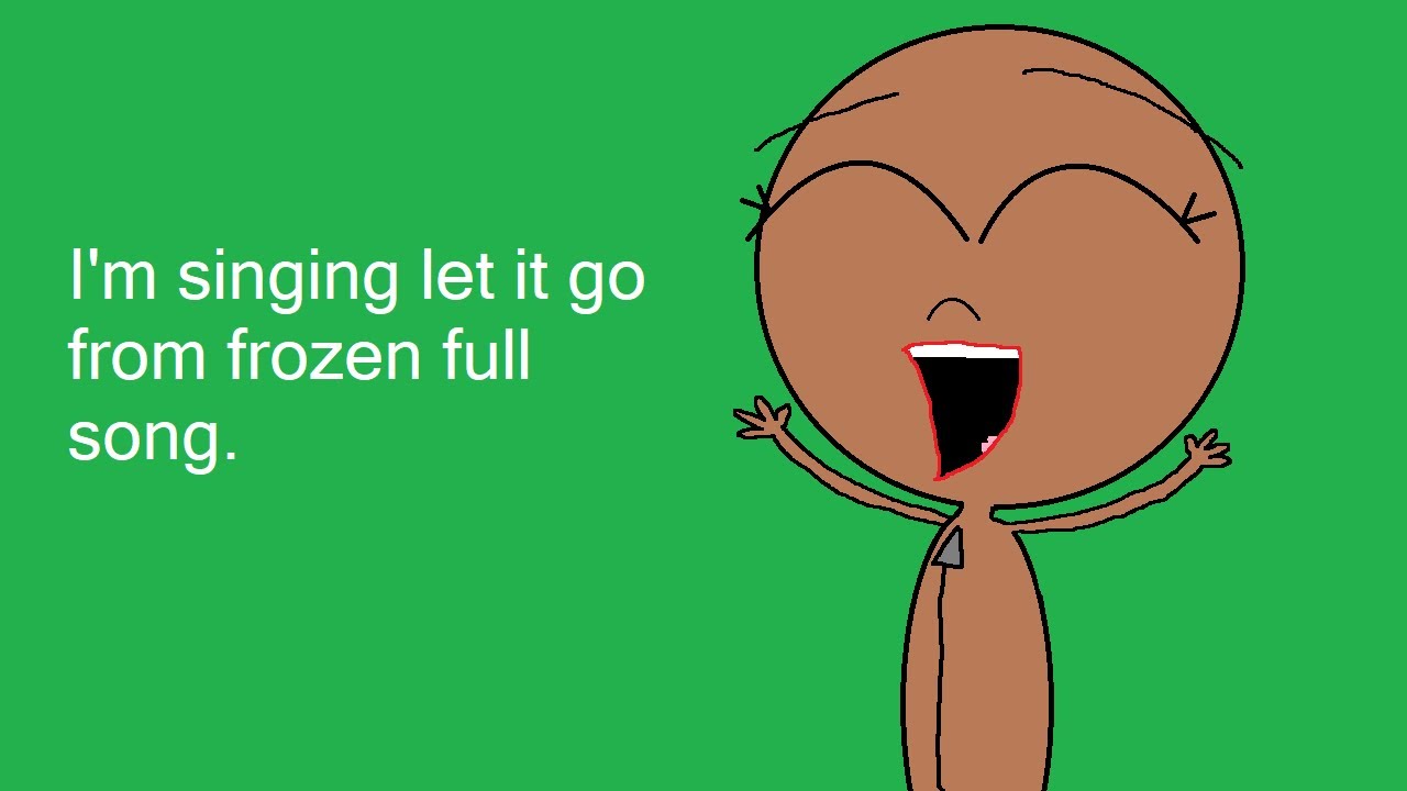 Sackboy the alien: Sackboy sings let it go full song - YouTube