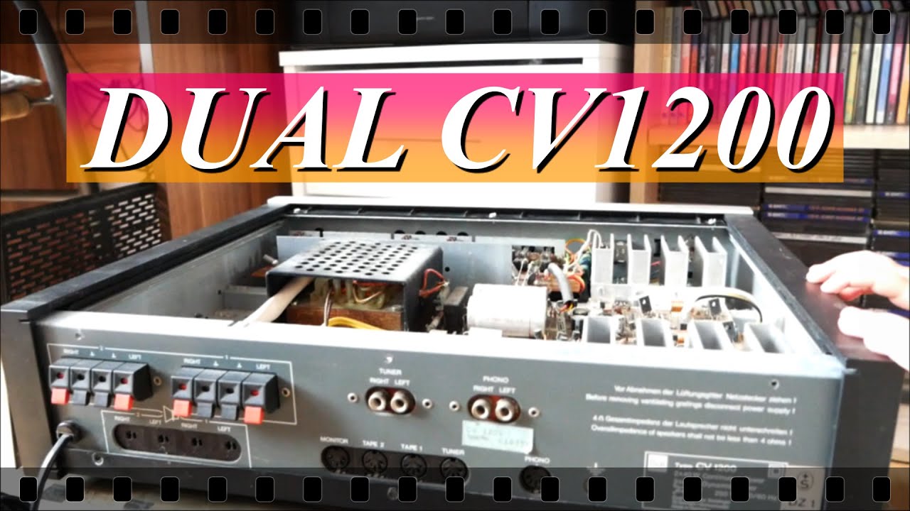 Wzmacniacz DUAL CV1200 - prezentacja - YouTube