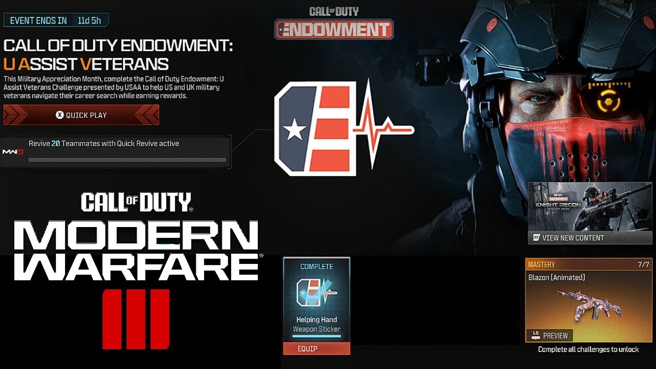 How To Revive 20 Teammates With Quick Revive Active (COD Endowment UAV ...