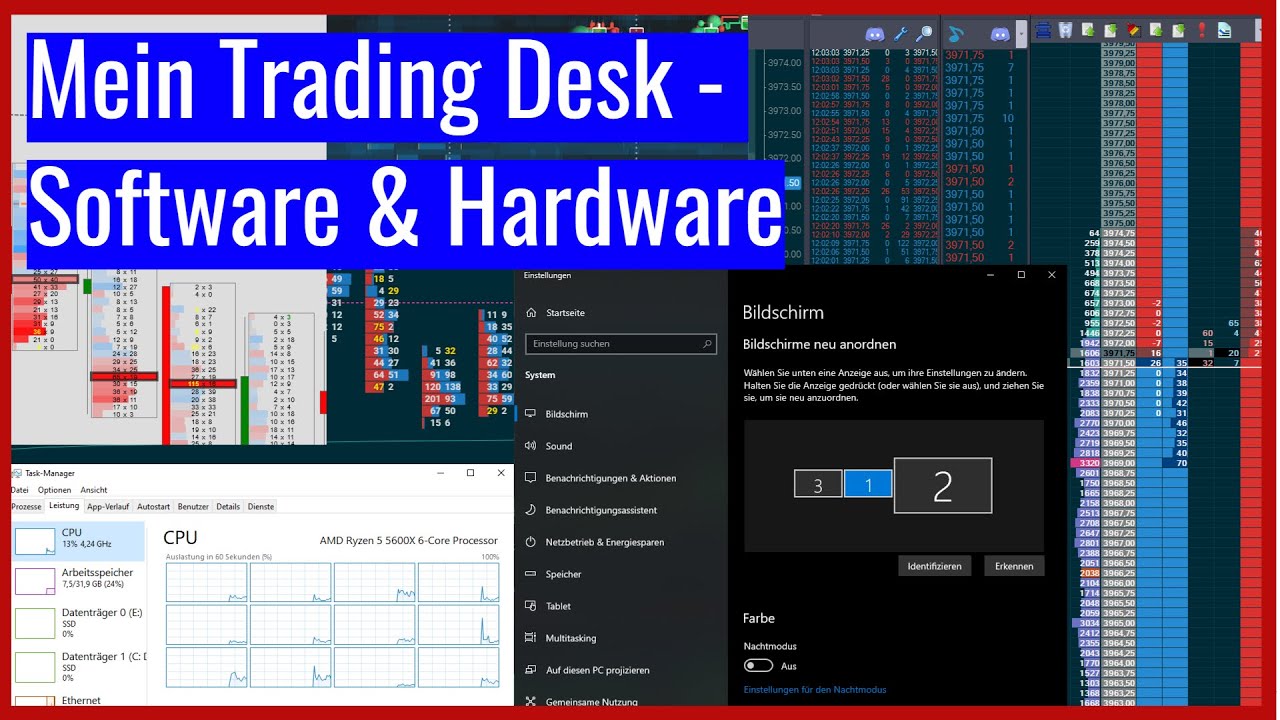 Mein Trading Desk - Software & Hardware - YouTube