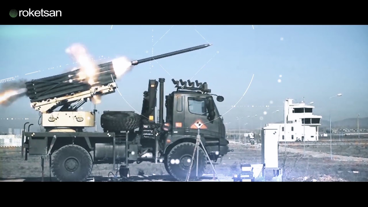 Roketsan T-107/122 MBRL - YouTube