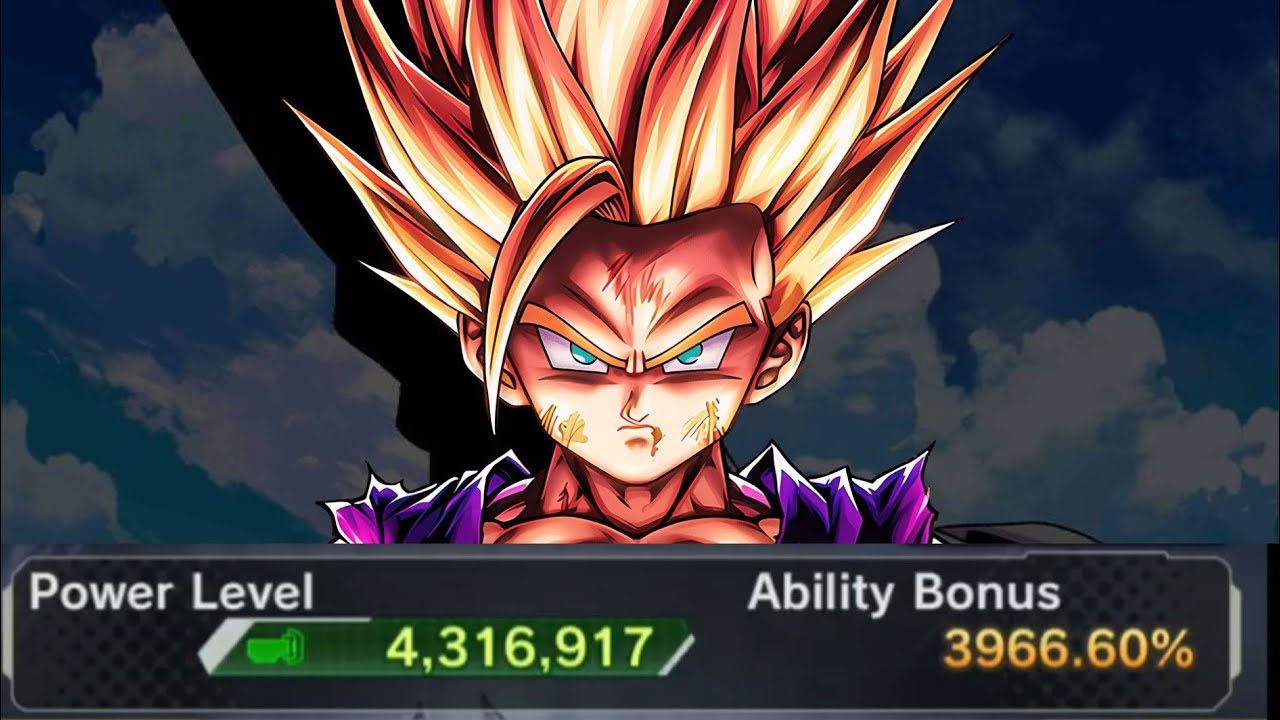 GOHAN SUPER SAIYAJIN 2 ULTRA COM O PODER TOTAL !!! POWER LEVEL ...