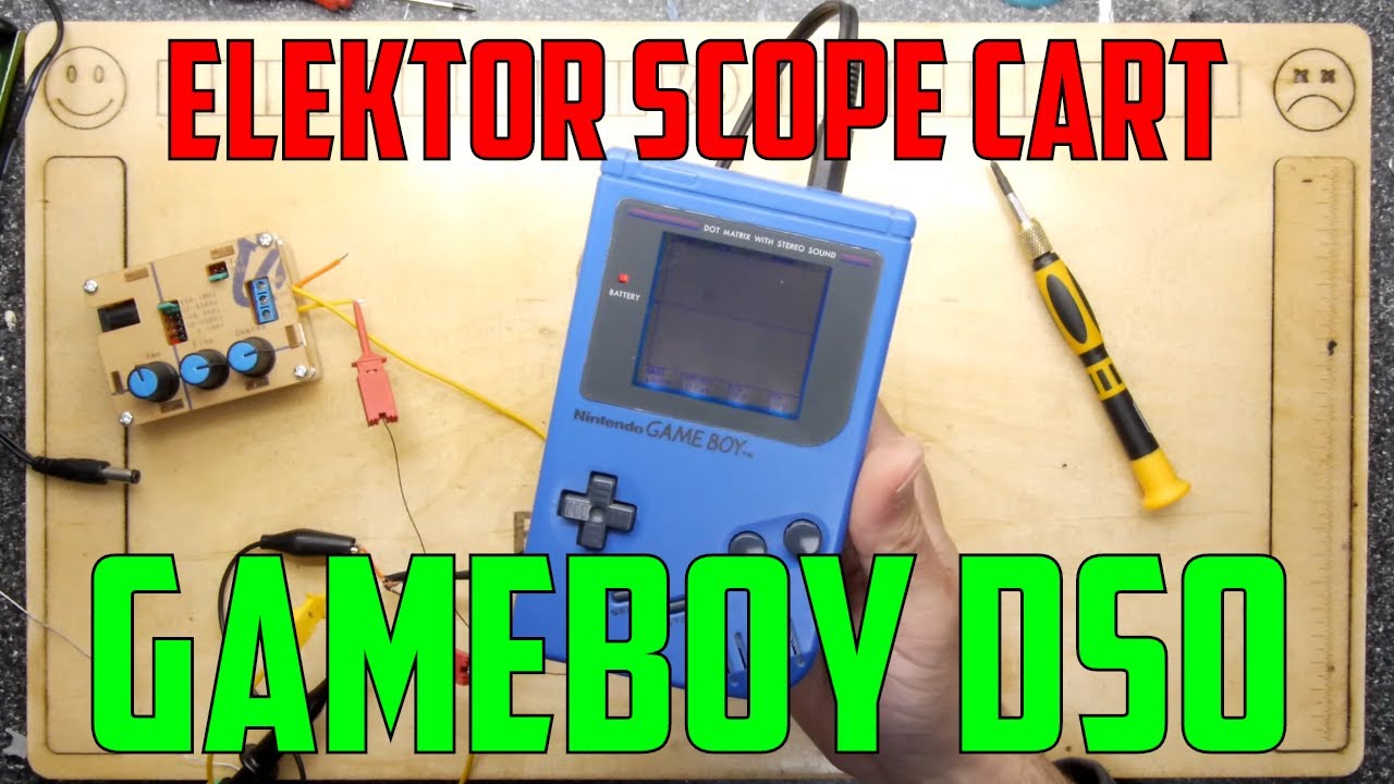 Elektor Nintendo Gameboy Oscilloscope - YouTube