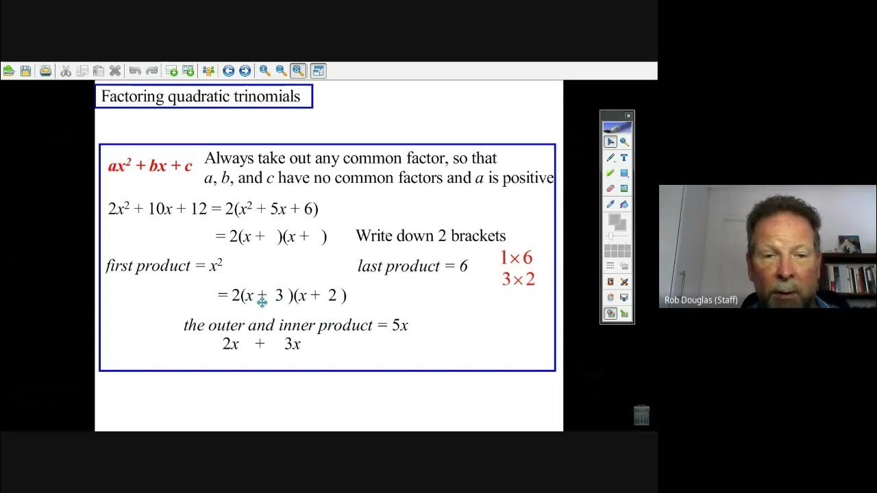 Factor Trinomials - YouTube