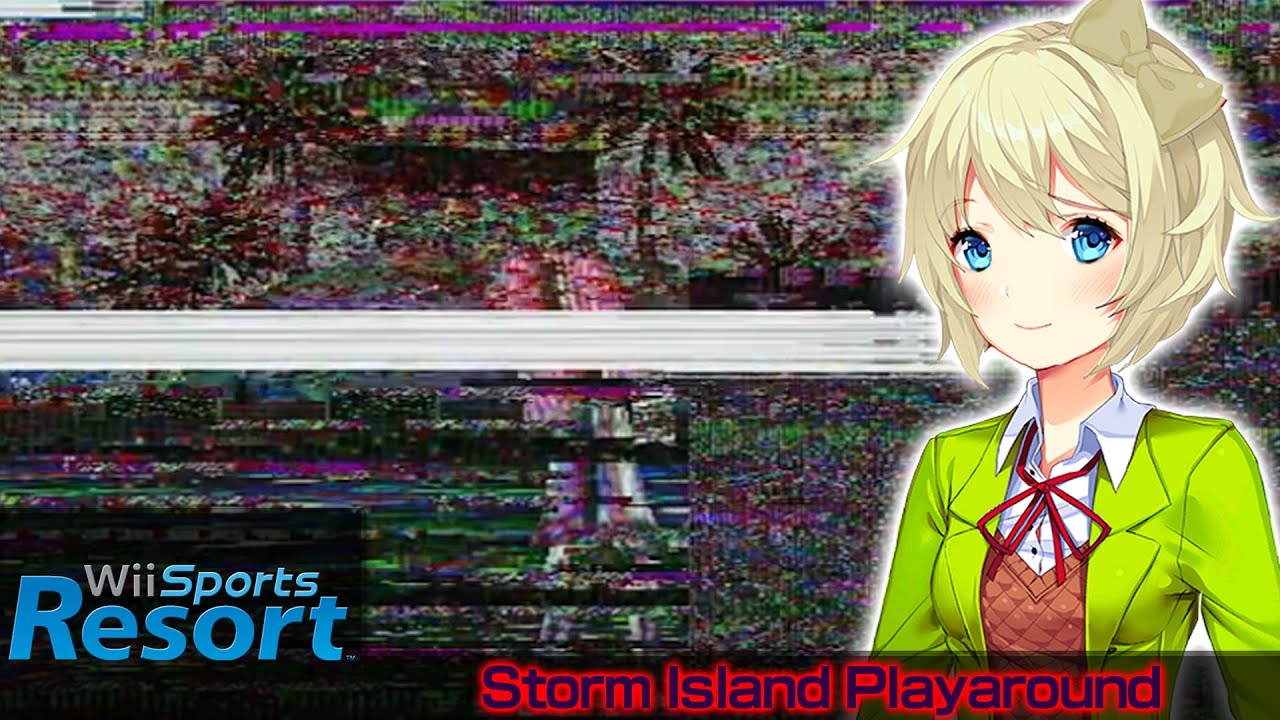 Just a lovely day on the island. But it's raining memes! /// Wii Sports ...
