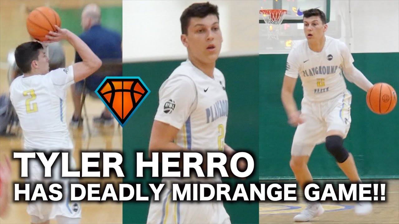 5-Star Tyler Herro Shows Off ELITE LEVEL Midrange Game in Hampton ...