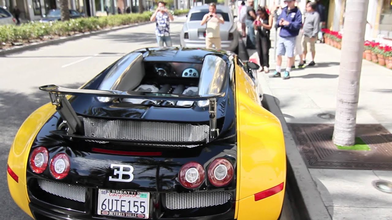 Bijan's Custom Bugatti Veyron in Beverly Hills, CA (March 2012) - YouTube