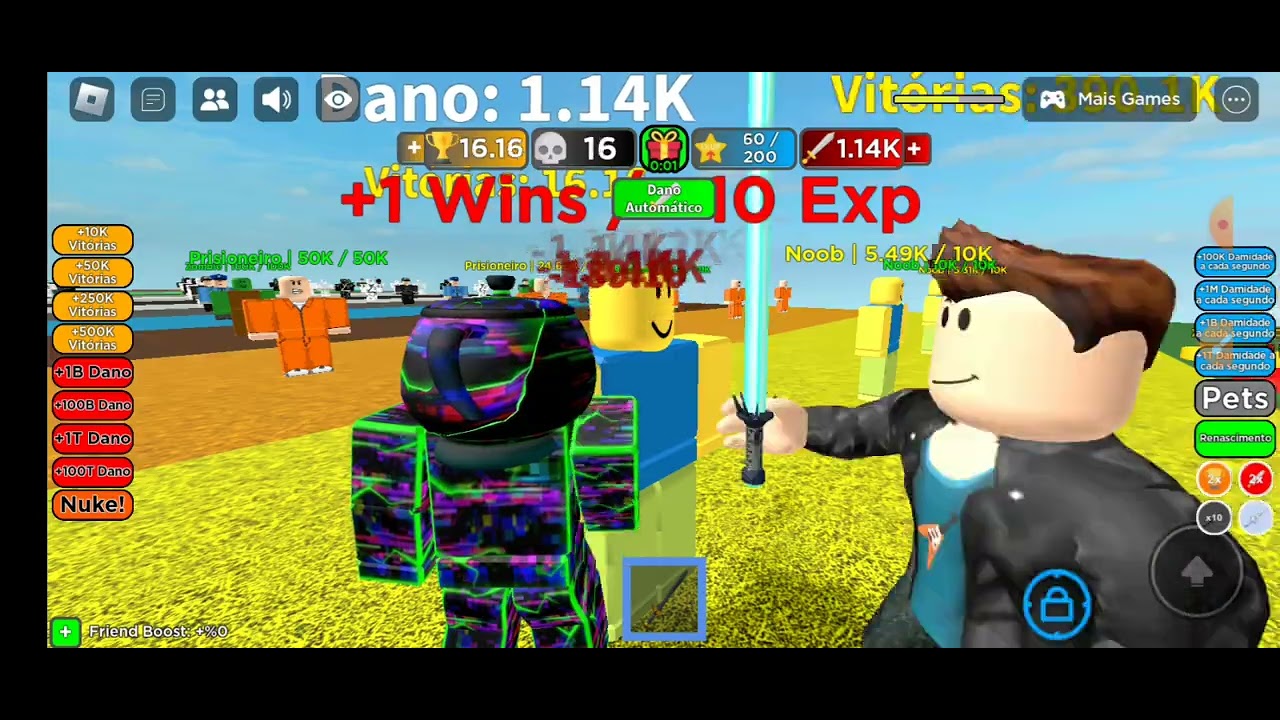 Joguei o Jogo (Every Second you get +1 Damage) O jogo é legal demais 😎 - YouTube