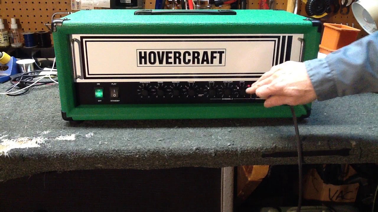 Hovercraft Amps - Caribou 50 'walters1' circuit green tolex stage O ...