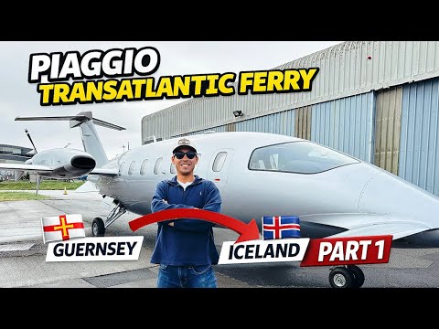 Piaggio P180 TRANSATLANTIK-Überführungsflug! Teil 1