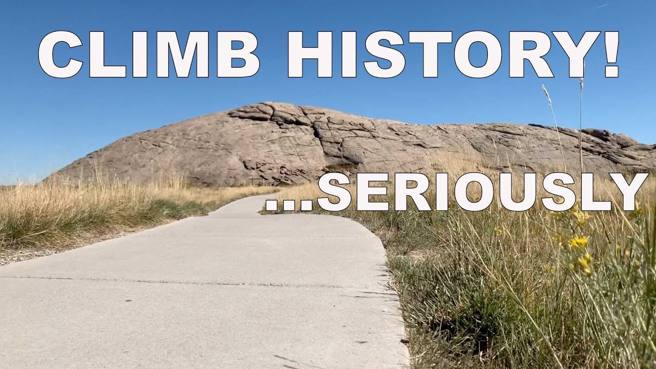 Climb Independence Rock - YouTube