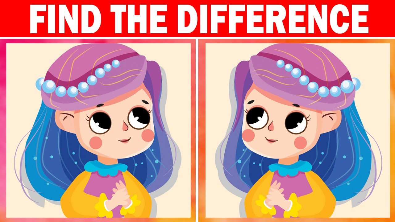 Beauty Girl Spot the Difference || Can you find the difference all ...