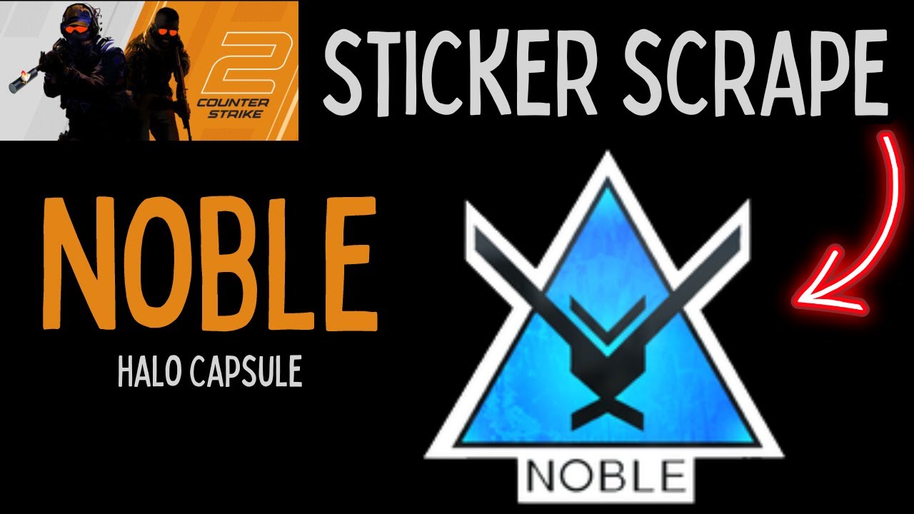 Noble Sticker Scrape #csgo #csgoskins #ohnepixelfunny - YouTube