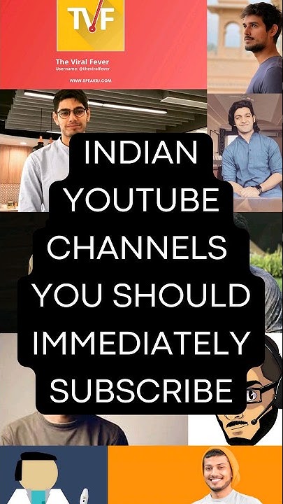 Top 10: INDIAN YOUTUBE CHANNELS you should immediately SUBSCRIBE TO! #youtubeshorts # ...