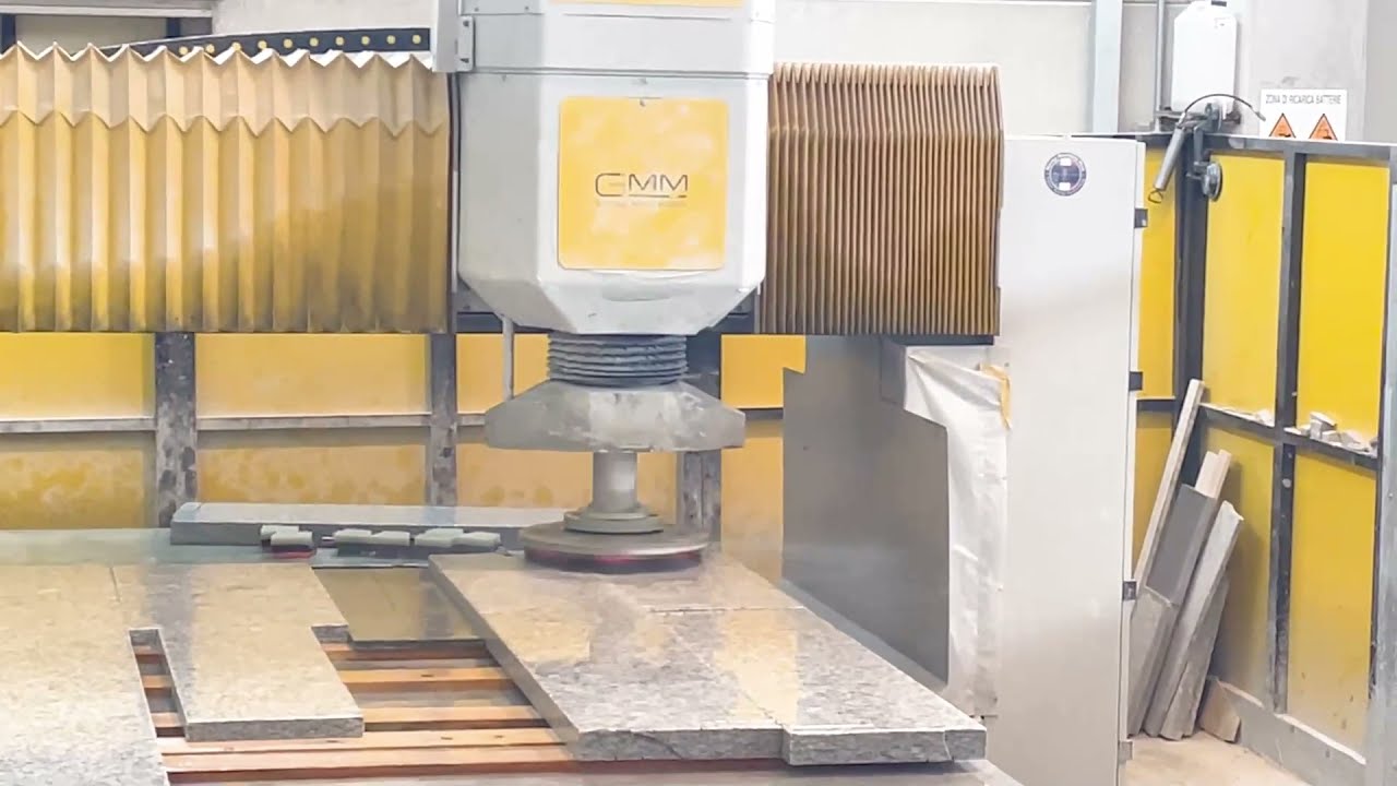 GMM Stone Machinery | Brushed Finishing with Astro | Godi Marmi e ...