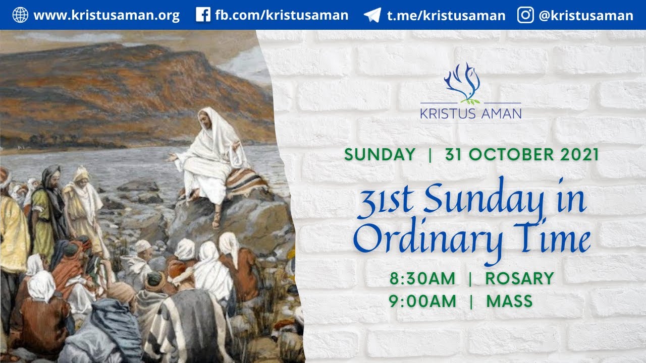Mass - 31st Sunday in Ordinary Time - YouTube