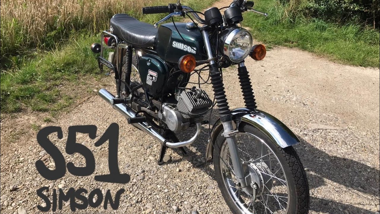 SIMSON S51 restauriert - YouTube
