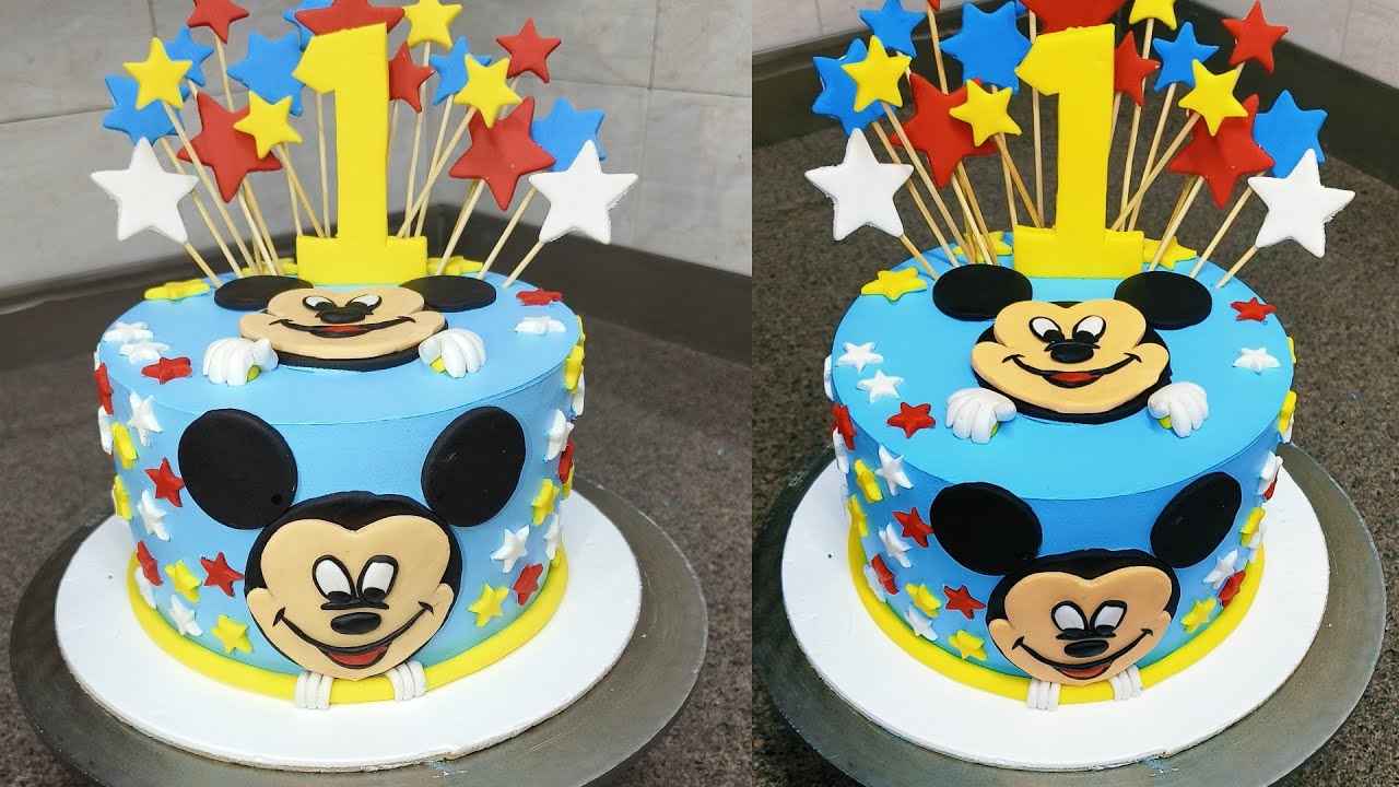 Mickey Mouse Cake | Mickey Mouse Cake Design |Mickey Mouse Cake Designs ...
