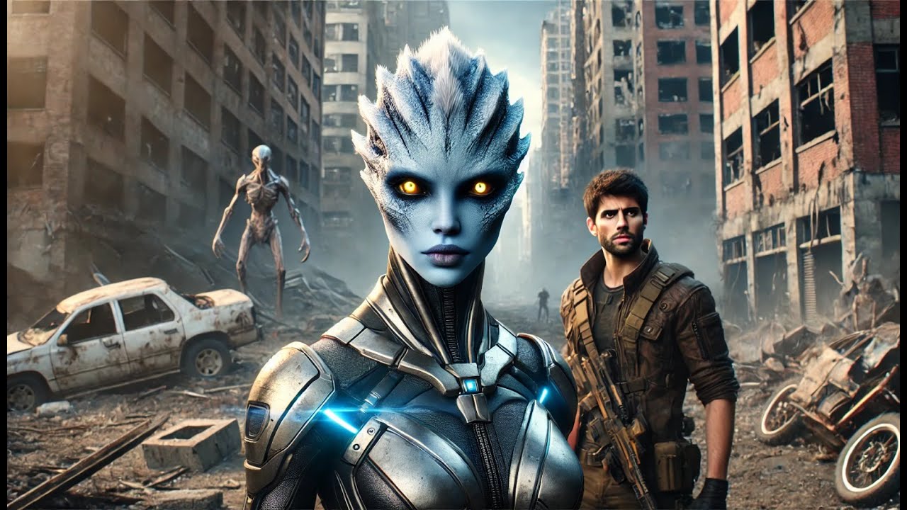 “I will never cry for you again, human ”The alien woman got very angry ...