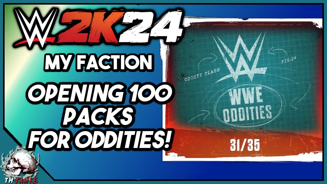 OPENING 100 PACKS FOR ODDITIES! WWE 2K24 MyFaction - YouTube
