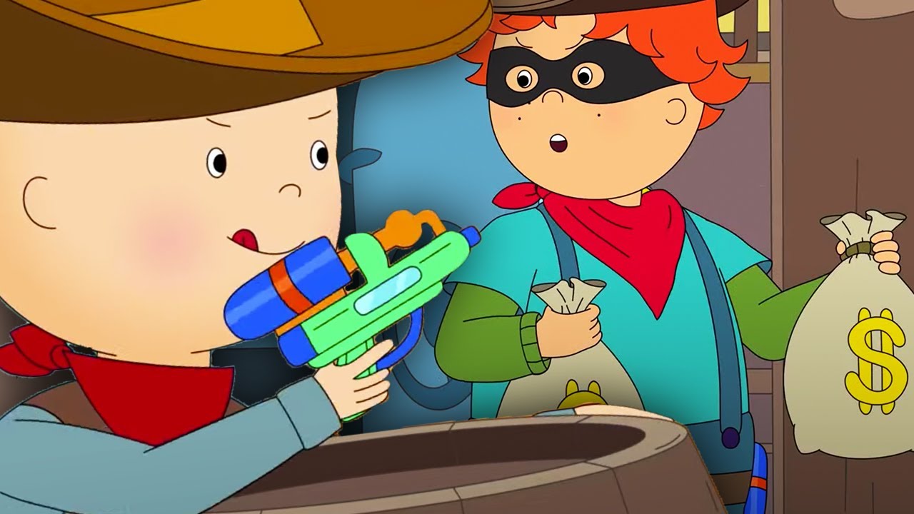 Caillou - Cops and Robbers | Caillou Cartoon - YouTube