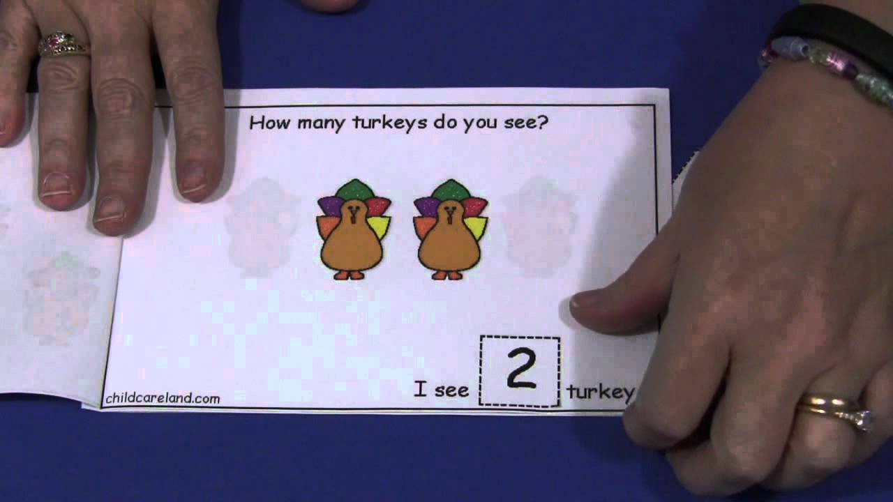 Turkey Counting Book - YouTube