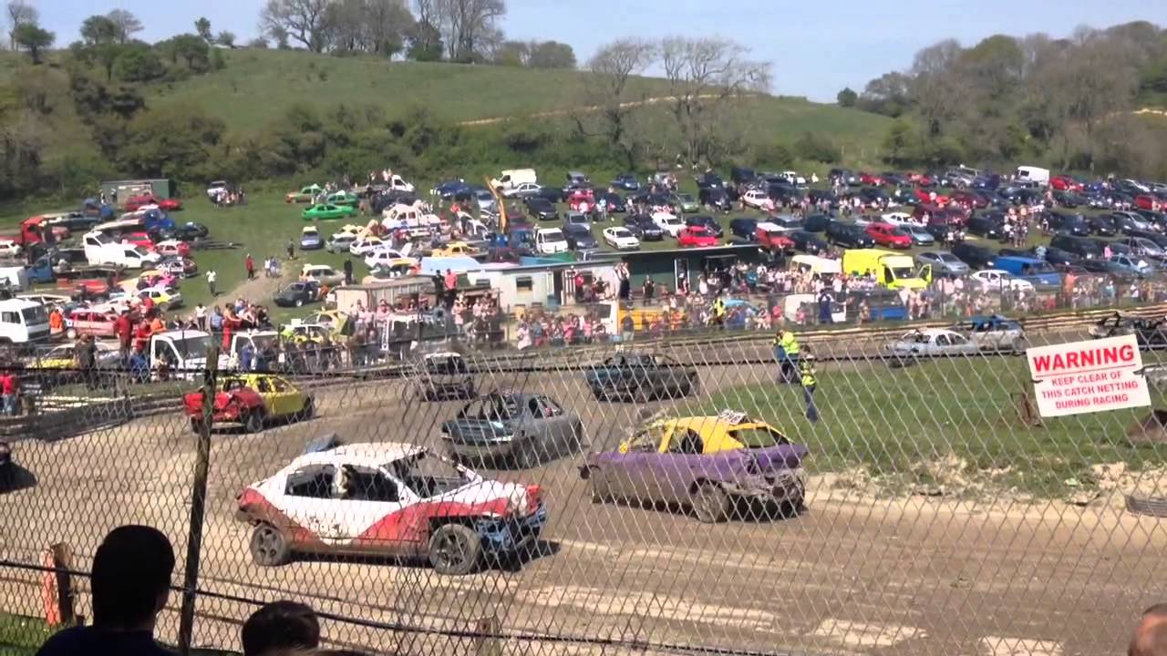 Dover banger racing heat 1 - YouTube