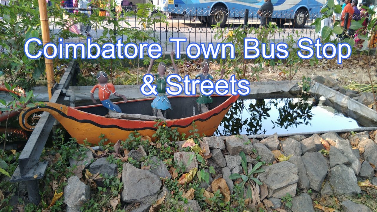 Town City Bus Stop & Gandhipuram street #coimbatore #coimbatorecity # ...
