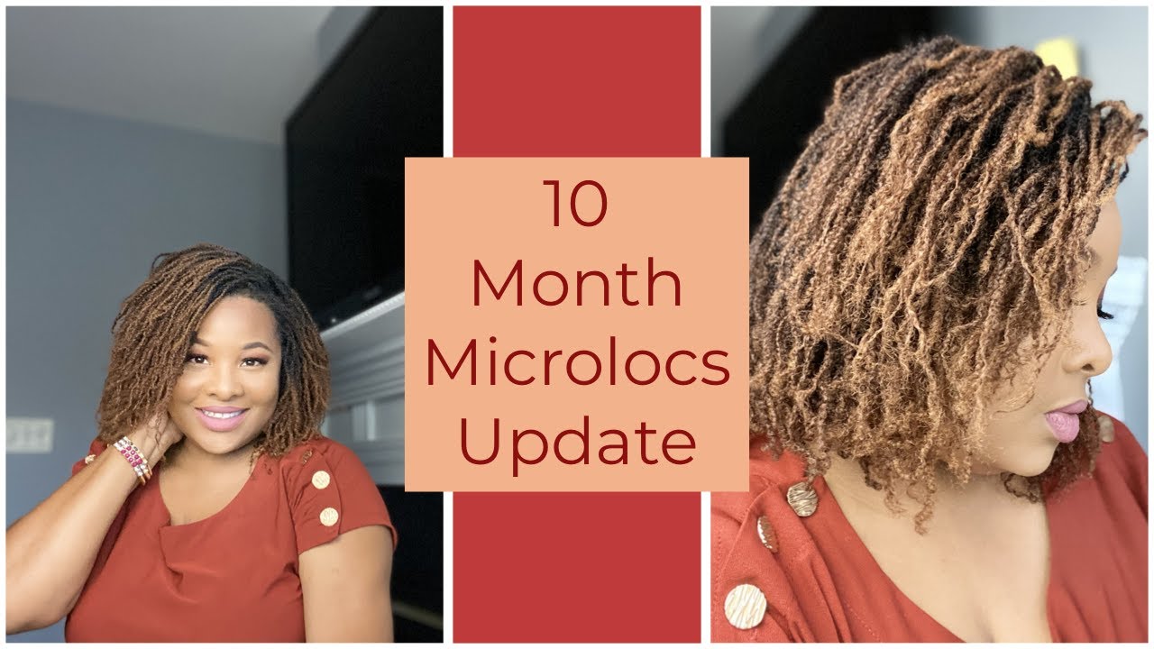 10 Month DIY Microlocs Update - YouTube
