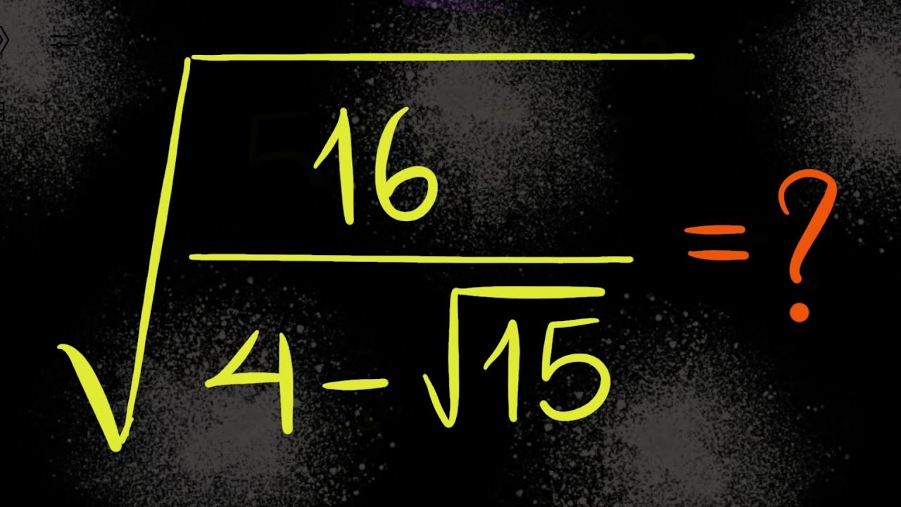 Nice Algebra Square Root Math Simplification. Calculators NOT Allowed. - YouTube