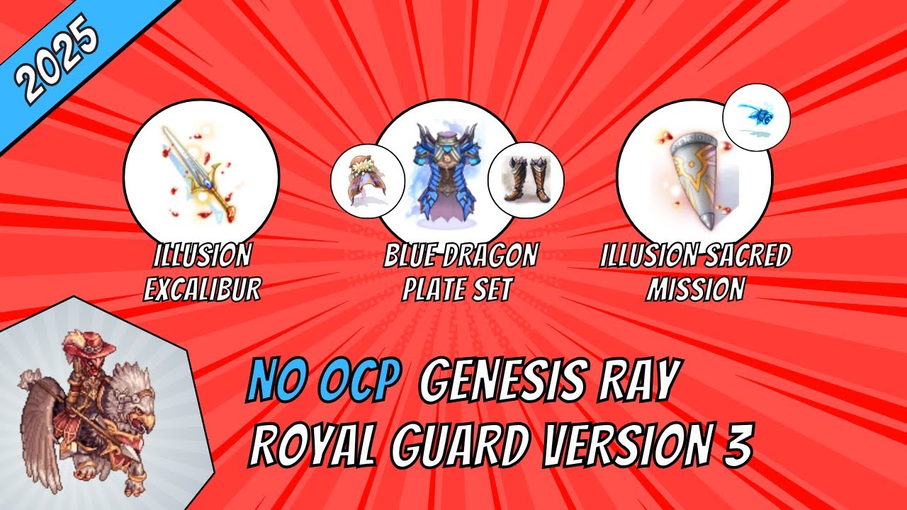 iRO Chaos - NO OCP Genesis Ray Royal Guard Version 3 (2025) - YouTube