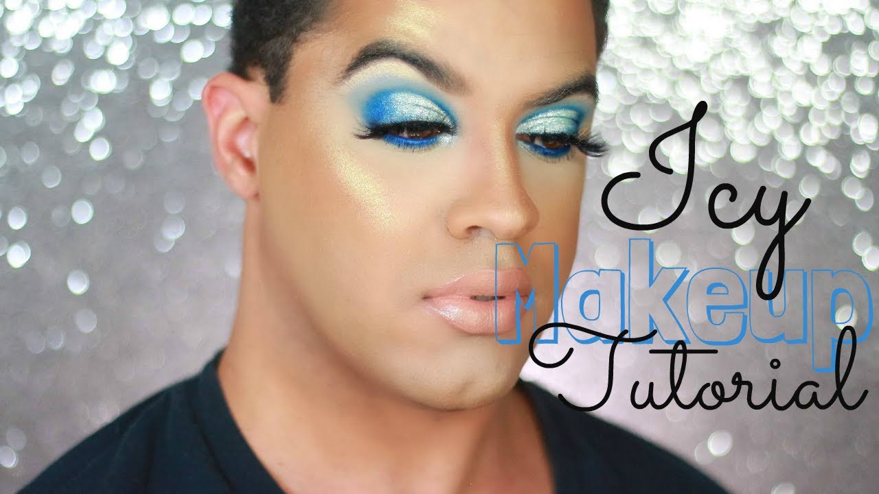 Icy Blue Makeup Tutorial - YouTube