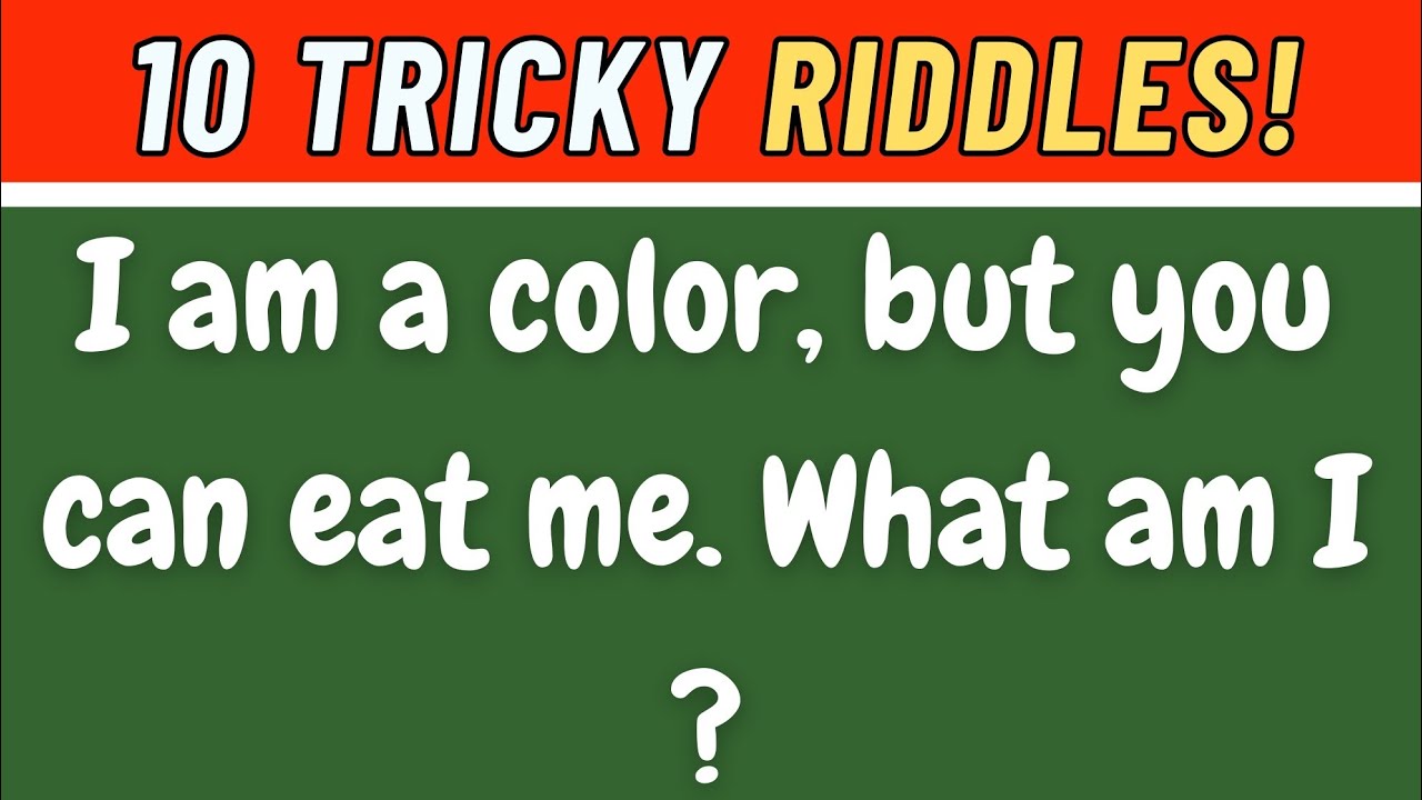 10 Riddles to Stump Even the Smartest Americans - YouTube