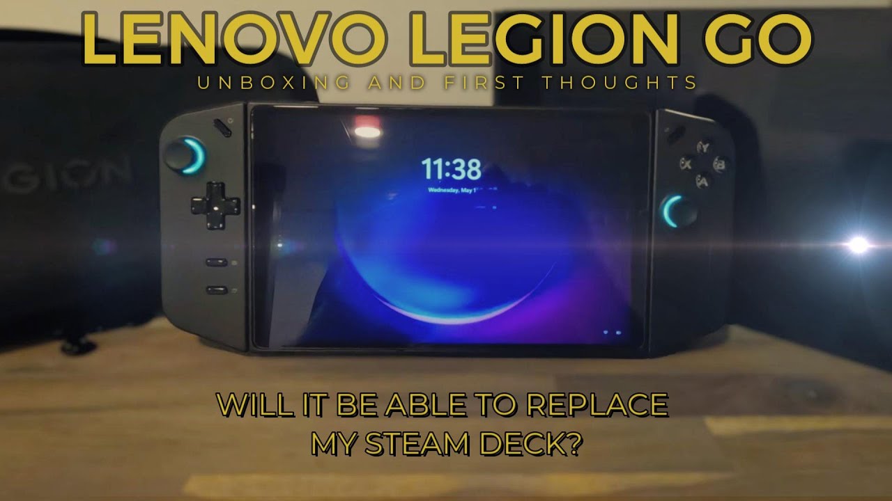 Legion GO unboxing and first setup - YouTube