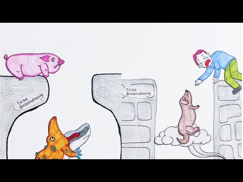 A poor frog #drawing#animation#story#xiaolindrawing#cartoon#art#handmade#artist#arte#collection