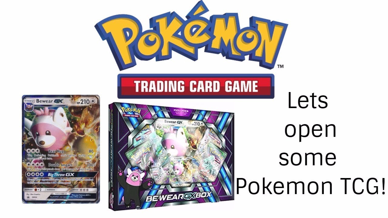 Pokemon TCG - Opening Bewear GX Box! - YouTube