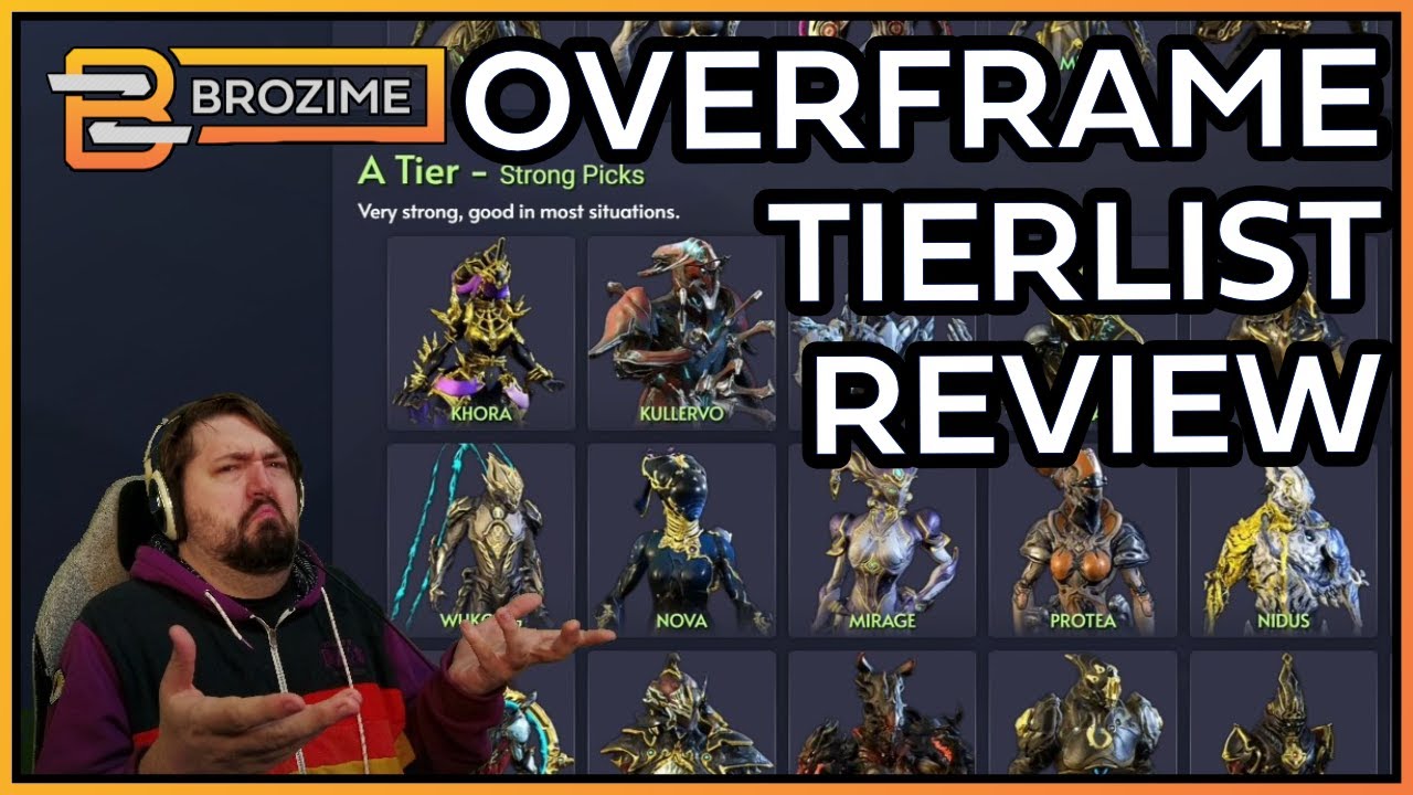 THIS CAN'T BE SERIOUS | Overframe Warframe Tierlist - YouTube