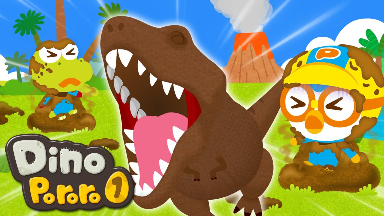 Pororo Dino Adventure Season 1 | Escape from the T-REX | Dinosaur ...