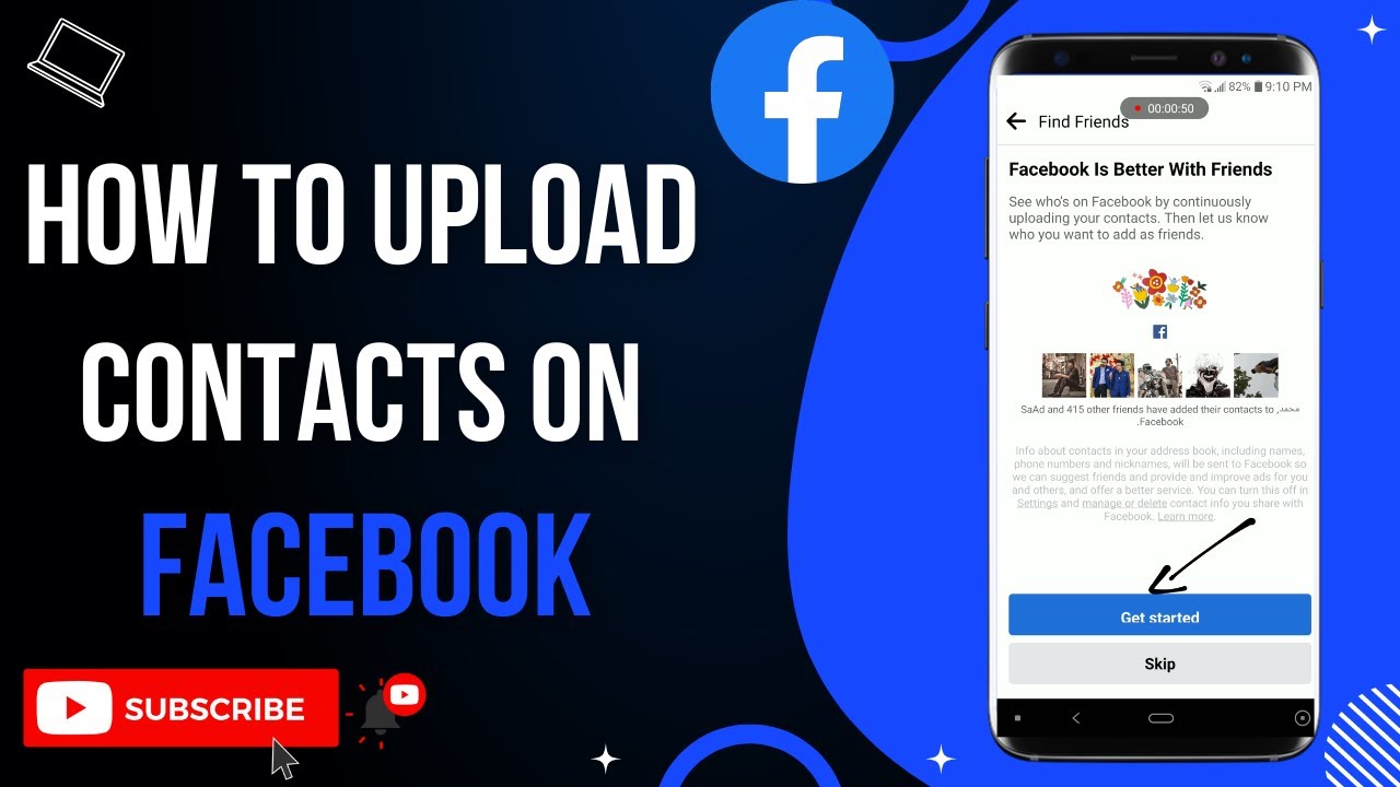 How to Upload your Contacts on Facebook - Facebook - YouTube