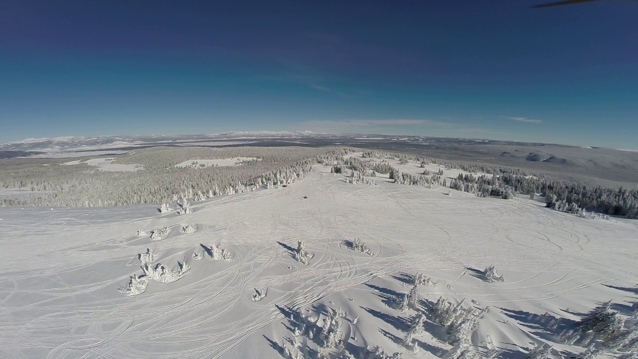 Mount Two Top Winter Aerial Footage - 3DR Solo - YouTube