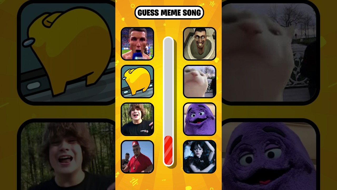 Guess The Meme Song Quiz 🤔#shorts - YouTube