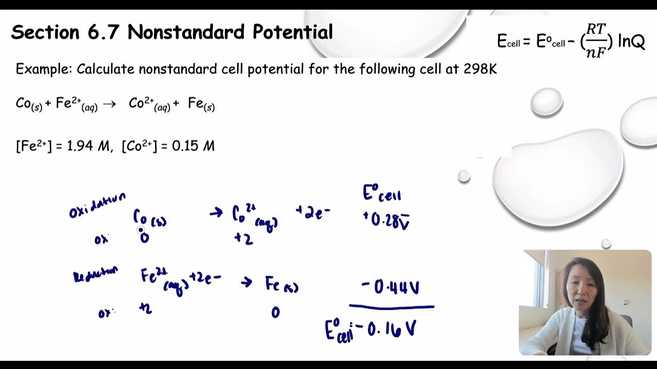 NonStandard Cell Potential - YouTube