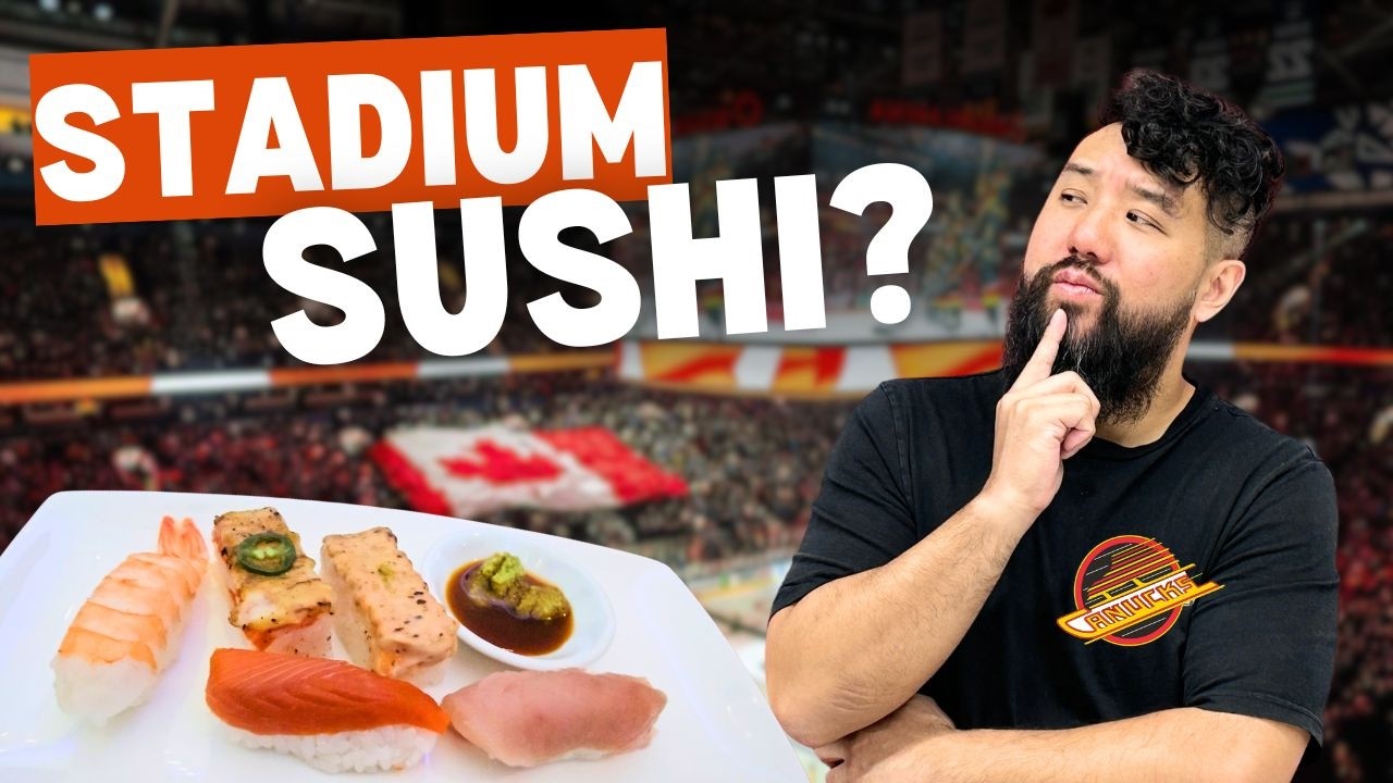 Luxury Stadium Food! Sushi and Steak at Vancouver’s Hockey Arena - YouTube